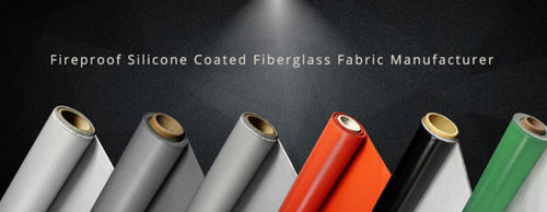 What is silicone coated fiberglass fabric used for?