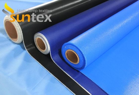 Green Single side PU(Polyurethane) Coated Fiberglass Fabric