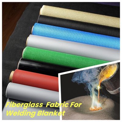 Welding Protection Fiberglass Aluminum Foil Heat-resistant Blanket Fire ...