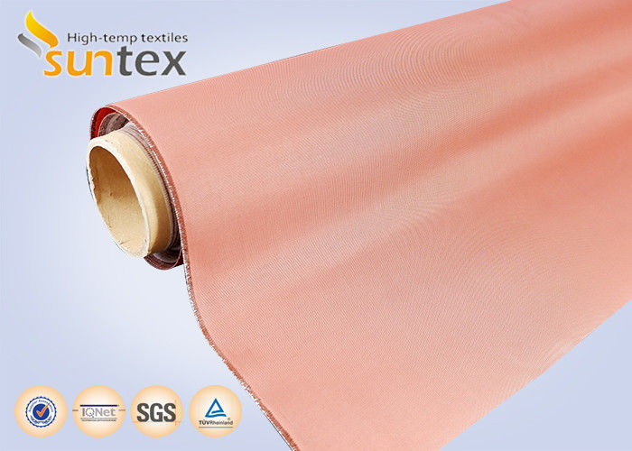 High Temperature Cloth PU Coated Duct Cloth Fabric Fire Barrier 0.21mm ...