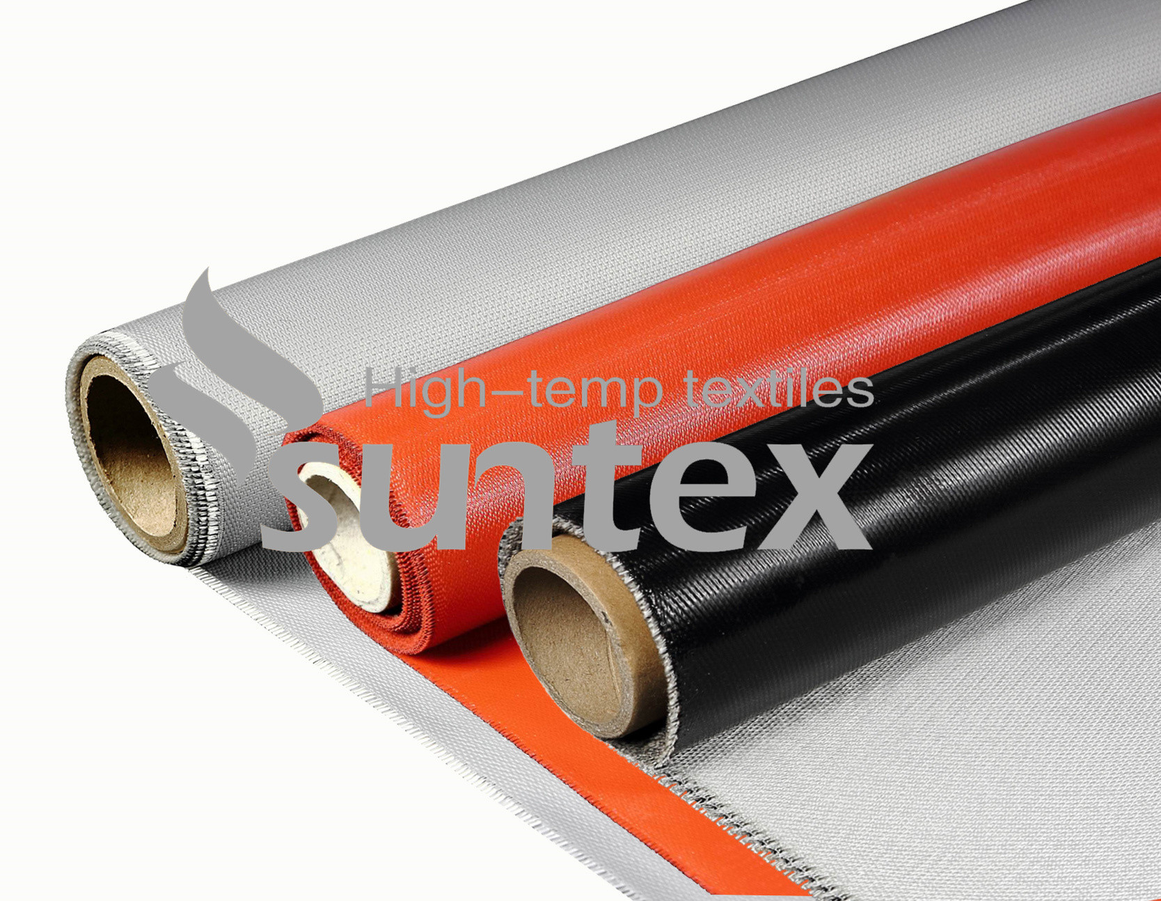 Heat Insulation 1 Side Coated Silicone Impregnated Fiberglass Fabric ...