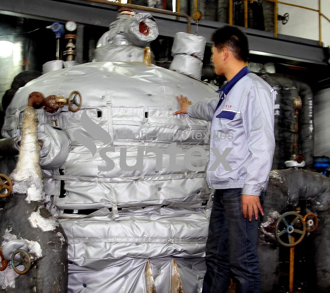 Heat Guard Fiberglass Insulation Cover For Insulation Of Flanges And ...
