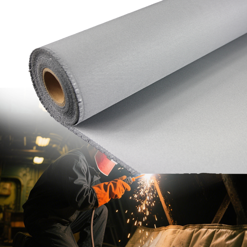 High Temperature Resistance PU Coated Fiberglass Fabric with 1800C Heat ...