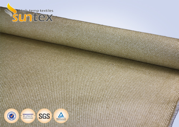 1.3mm Industrial Fire Blanket Roll Vermiculite Glassfiber Cloth 800 C ...