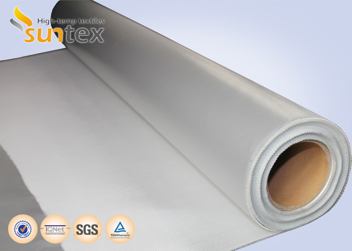 Thermal Insulation Twill/satin/plain Weave Silicone Rubber Coated ...