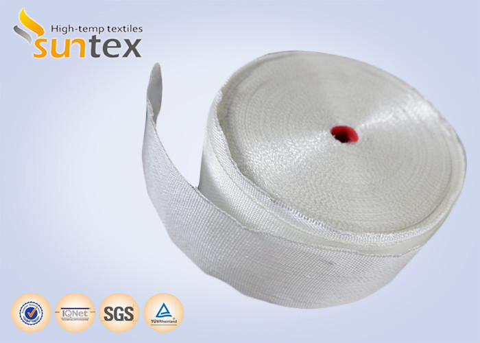 Fire Resistant 550C Heat Sealing High Temperature Fiberglass Tape For ...