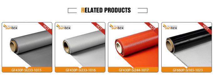 Hypalon Chemical Resistant Fiberglass Fabric Roll Weatherproof For ...